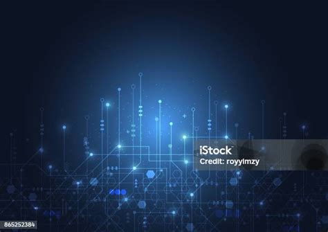 기술 회로 보드 텍스처와 추상 디지털 배경입니다 전자 마더보드 그림입니다 통신 및 공학 개념입니다 벡터 일러스트 레이 션 0명에 대한 스톡 벡터 아트 및 기타 이미지