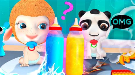 동요 및 어린이 노래 ️⛄️🔥🐉아기 장난 ️⛄️매운 음식과 차가운 음식🔥🐉뜨거운 것과 차가운 것에 관한 노래 Youtube