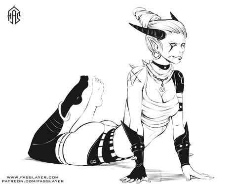 Demon Clown Girl By Fasslayer Hentai Foundry