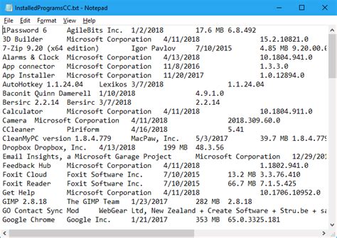 5 Ways To Generate A List Of All Installed Programs In Windows Articles