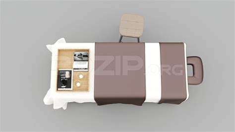 6489 Free 3d Spa Bed Model Download