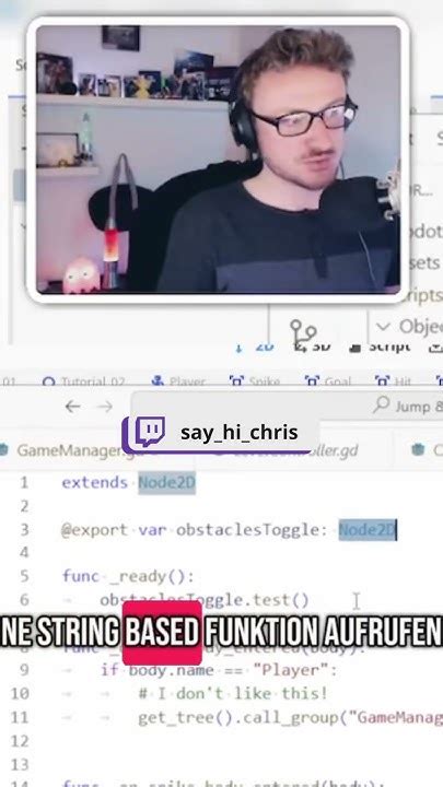 Livecoding 🤪 Einfach So Casten Ohne Typ Codinglife Gdscript Codingtutorial Programming