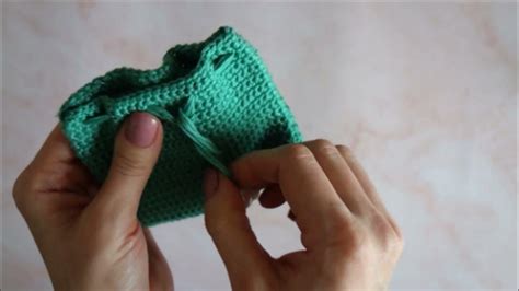 ჩანთის ქსოვა ყაისნაღით ქსოვა ქისის ქსოვა კოსმეტიკის ჩანთა ქსოვა დამწყებთათვის Crochet