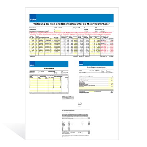 Nebenkostenabrechnung Vorlage Excel Schweiz