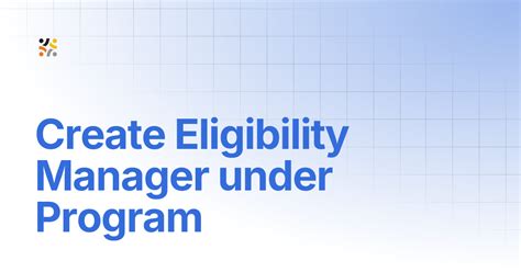 Create Eligibility Manager Under Program Openg2p Docs Create Eligibility Manager Under Program Openg2p Docs