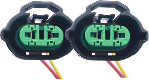 Hisport 2pcs H8 H9 H11 880 881 Female Adapter Wire Connector Headlight Fog Light