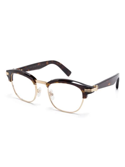 Cartier Eyewear Première De Cartier Glasses Gold Farfetch