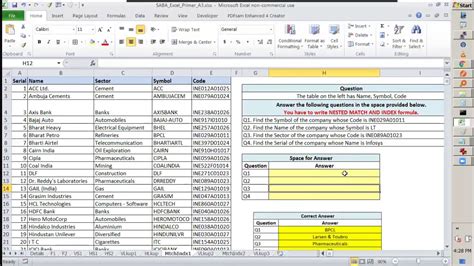 How To Use Match And Index As Replacement Of Vlookup In Excel Youtube