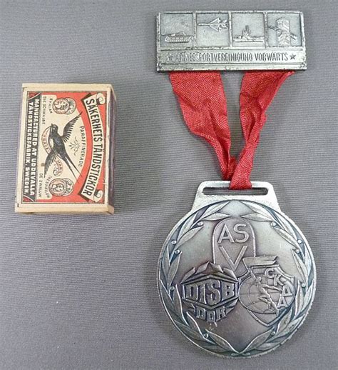 Ddr Asv Armee Sport Verein Penning Groot Model Militaria 4 You