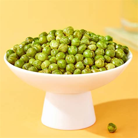 甘源原味青豌豆青豆网红零食坚果炒货休闲零食独立包装285g 2包 虎窝淘