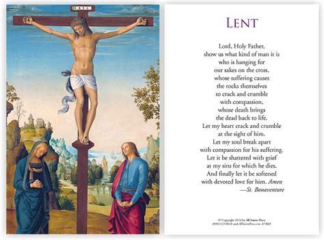 Lent Prayer Card