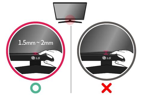 Lg Monitor Gaps Between The Lcd Screen And Bezel Lg Usa Support