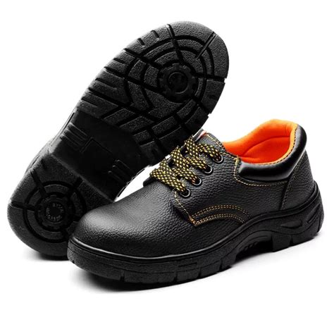 Leather Safety Industrial Safety Shoes Industrial Steel Toes Safety Shoes Safety Boots And