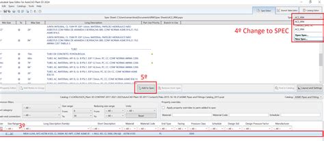 在 Autocad Plant 3d 的等级库编辑器中，粘贴功能灰显