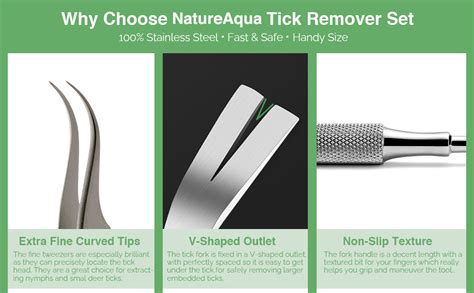 Tick Remover Tick Removal Tool Stainless Steel Tick