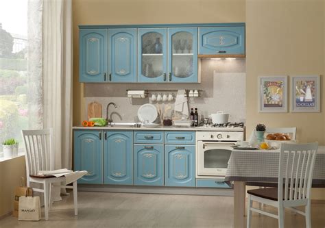 Модульная кухня прованс голубая патина (76 фото) - красивые картинки и ...