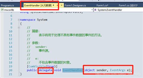 C 事件中的两个参数详解 Object Sender Eventargs E C 教程 脚本之家