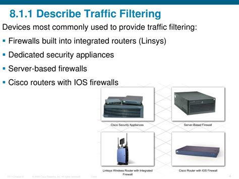 Ppt Filtering Traffic Using Access Control Lists Powerpoint Presentation Id 3113368