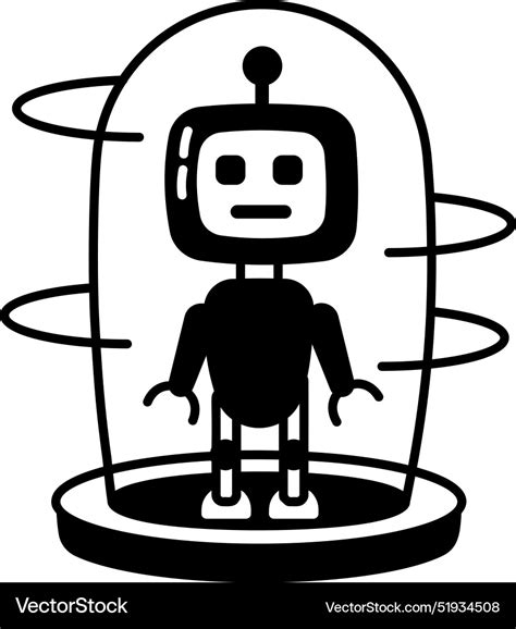 Smart Robot Royalty Free Vector Image Vectorstock