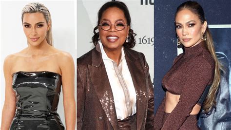 Kim Kardashian Oprah Jennifer Lopez Selfie At Dinner Party Photos Hollywood Life