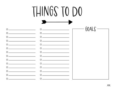 Printable To Do Lists For Work
