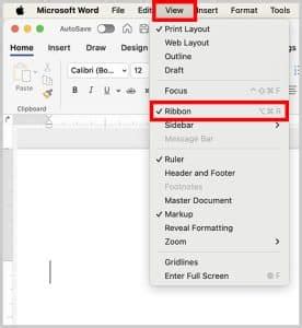 How To Customize The Ribbon In Word For Mac