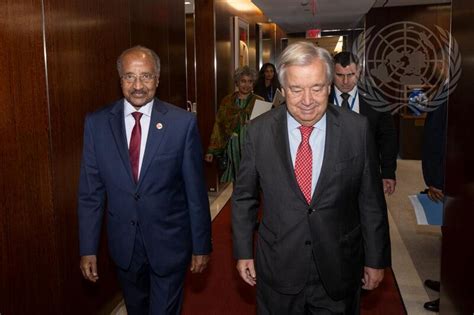 Secretary General Meets With Minister For Foreign Affairs Of Eritrea Un Photo