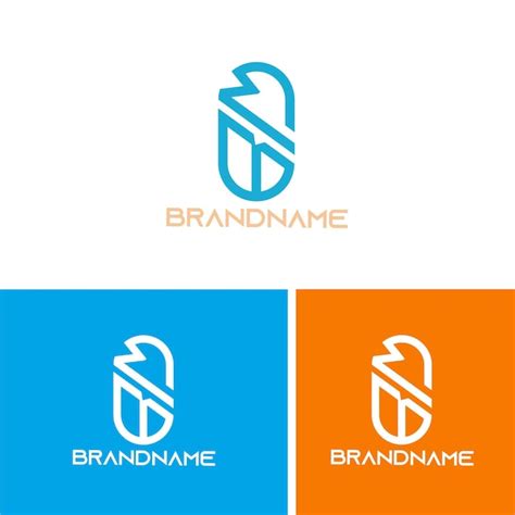 Premium Vector Modern Monogram Initial Letter Bm Logo Template