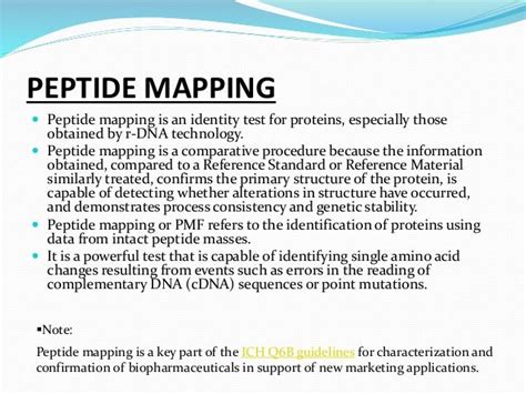Peptide Mapping