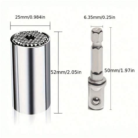 Universal Torque Wrench 7 19mm Hex Multi Function Socket Tool Set