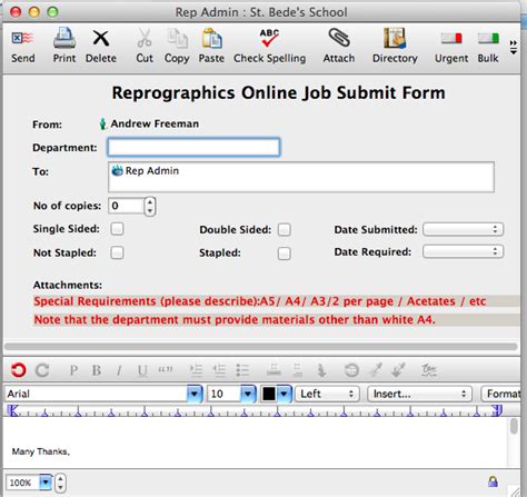Electronic Reprographics Form ﻿ How Do You Doit