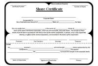 Share Certificate Template Pdf 2 Various Templates Ideas