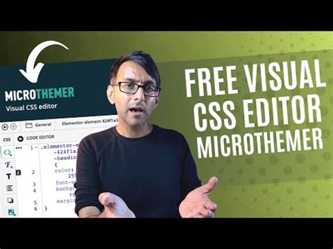 Free Visual CSS Site Editor Microthemer Lite Elementor Wordpress