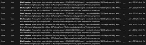 error in log file ℹ️ support nextcloud community