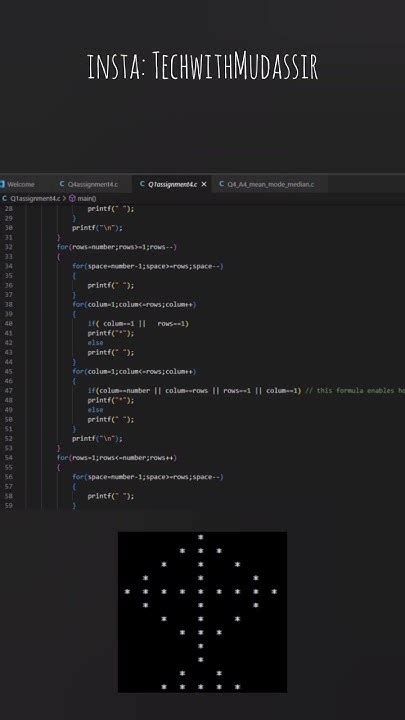How To Make A Kite In C Language C Coding Programing Viral Shorts Youtube