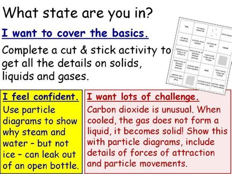 Particle Theory Year 7 Lesson Powerpoint Ks3 7gb States Of Matter Solids Liquids Gases