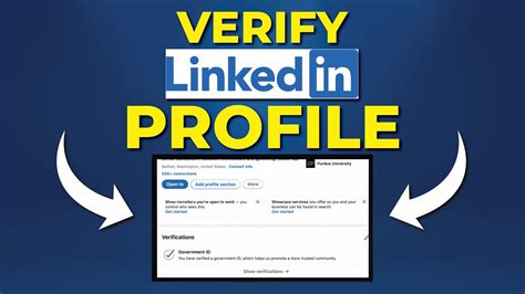 How To Verify LinkedIn Profile In 2024 LinkedIn Profile Verification LinkedIn Verification