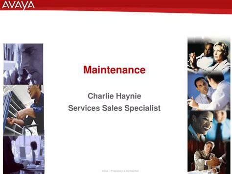 PPT Maintenance PowerPoint Presentation Free Download ID 983963