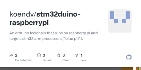 GitHub Koendv Stm32duino Raspberrypi An Arduino Toolchain That Runs