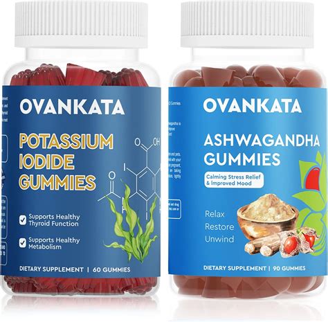 Potassium Gummies And Ashwagandha Gummies Health And Household