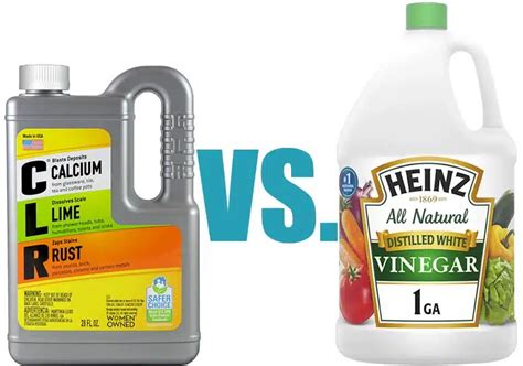 Clr Vs Vinegar Does Clr Work Better Than Vinegar Cleannr