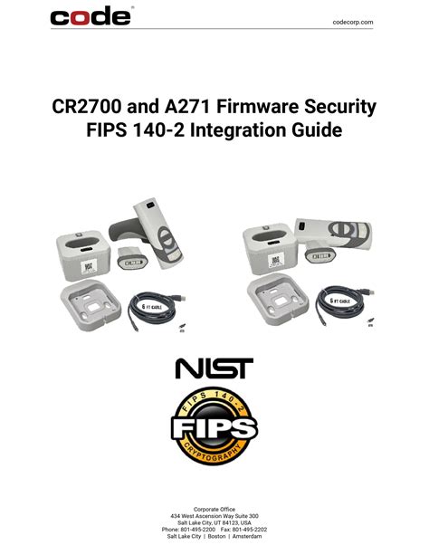 Cr2700 Handled Barcode Scanner User Manual