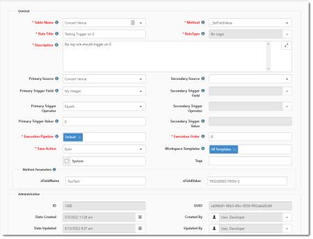 Configuring Rules And Business Logic