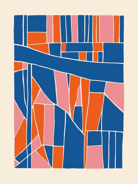 Premium Vector Modern Aesthetic Vector Art Print