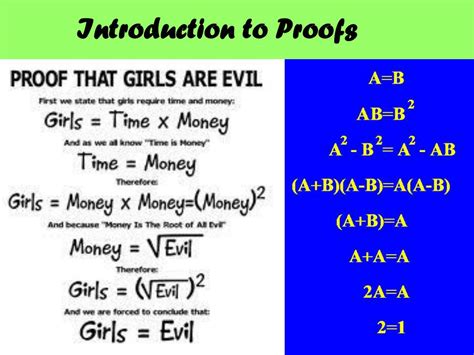 ppt introduction to proofs powerpoint presentation free download