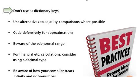 Math For Programmers 05floating Point Numbers 12best Practices نماشا