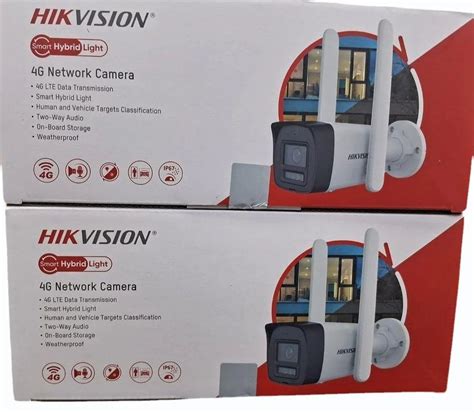 Day And Night 4 Mp Hikvision Smart Hybrid Light 4g Fixed Bullet Network