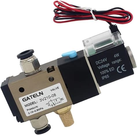 Válvula Solenoide De Aire Neumática De Tres Vías 2 Posiciones 3v210