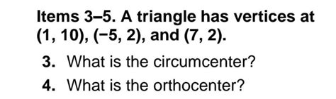 9th Grade Geometry Points Of Concurrency Ive Been Trying To Solve