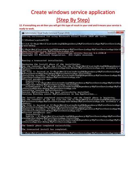 How To Create C Windows Service Application Pdf Computing